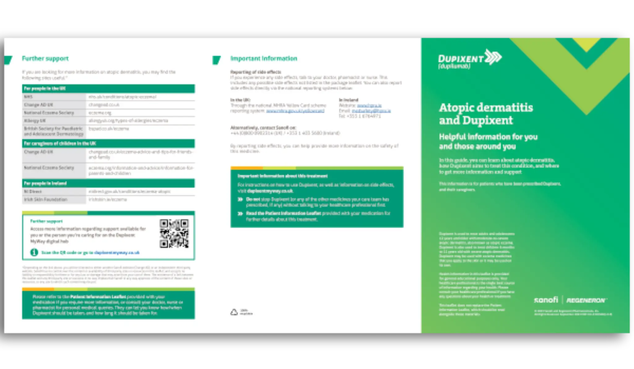 DUPIXENT® (dupilumab) Atopic Dermatitis Patient Support Resources for UK Healthcare ...